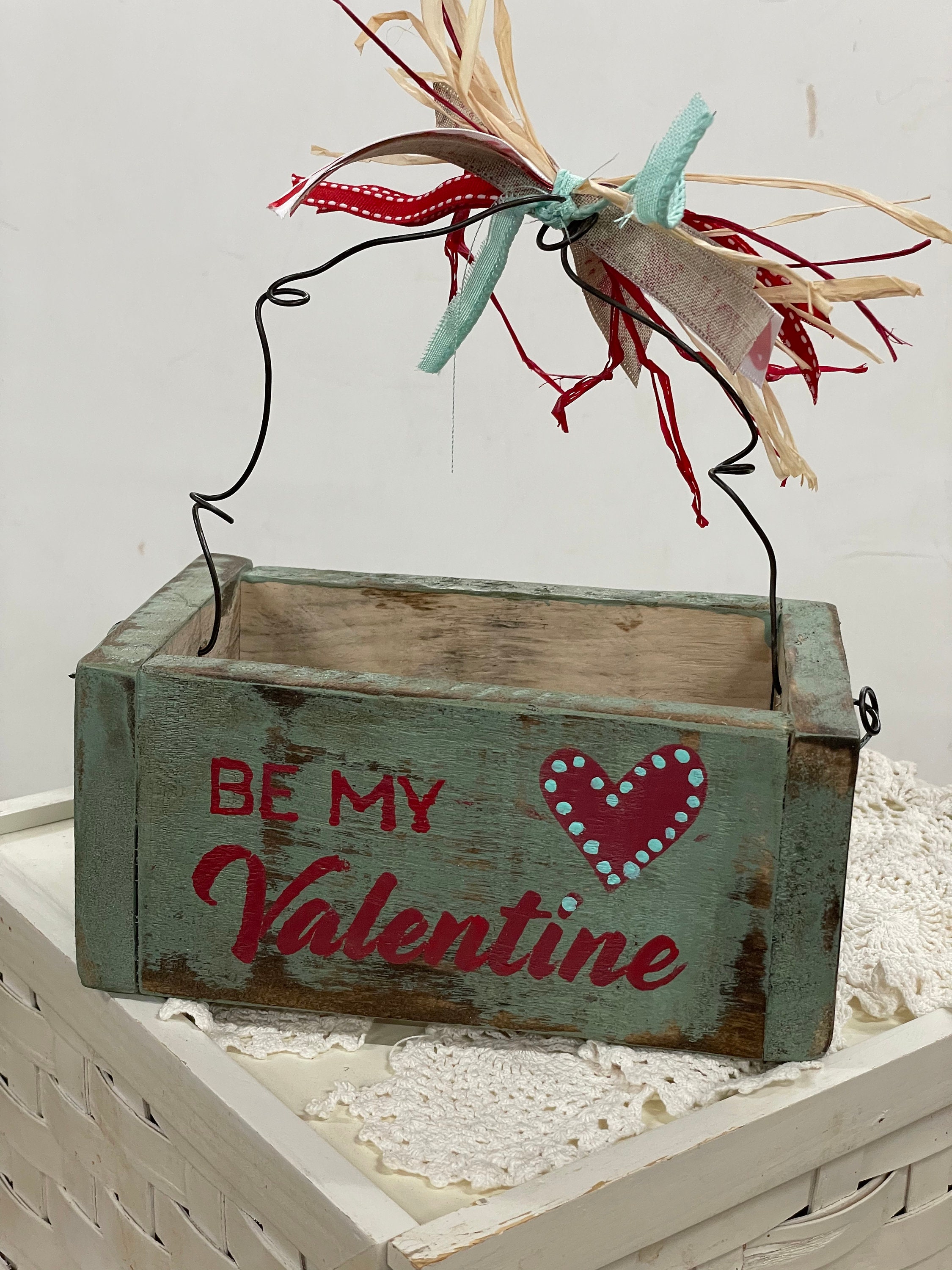 Valentine Reclaimed Farmhouse Box - Etsy