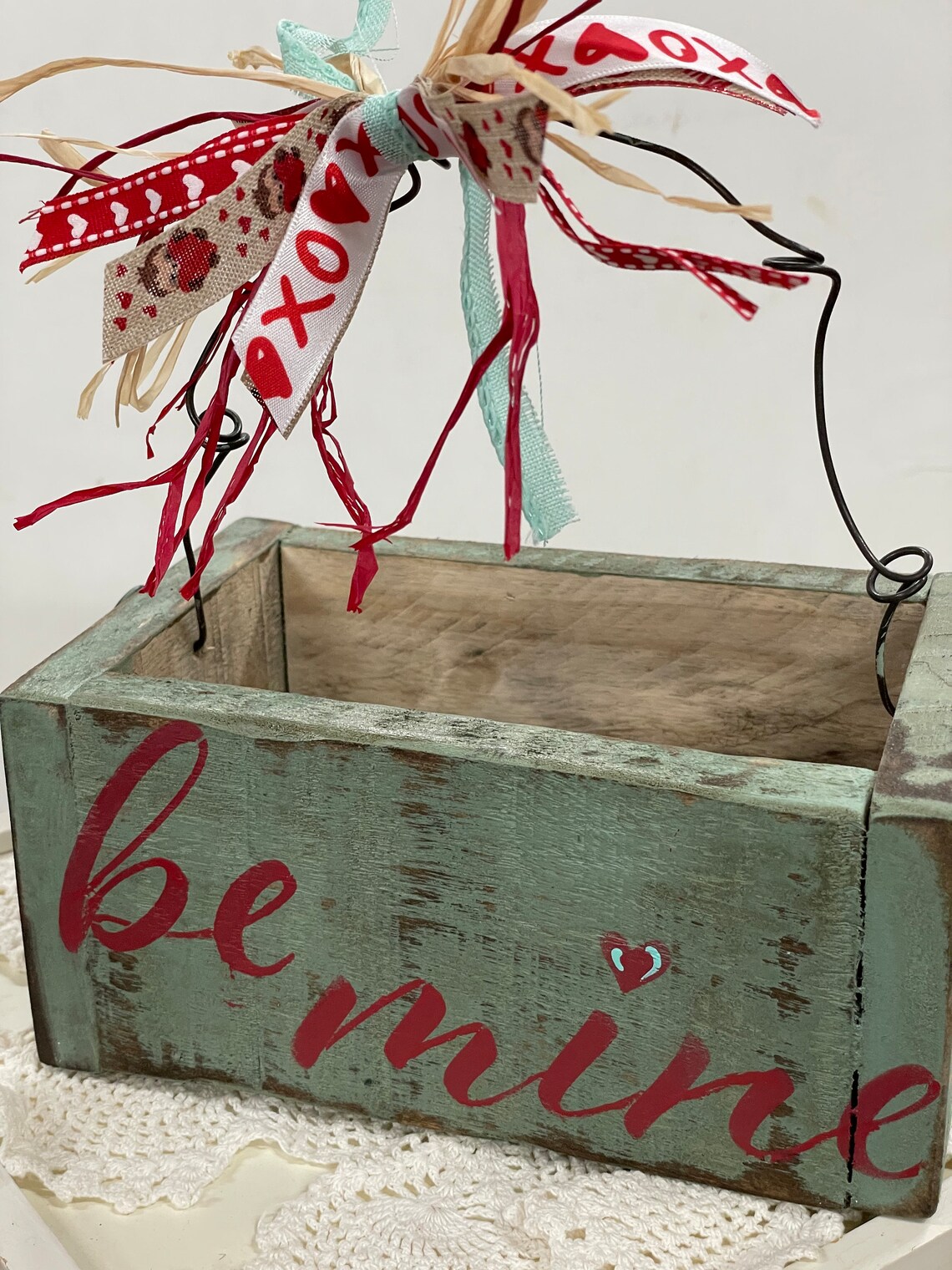 Valentine Reclaimed Farmhouse Box - Etsy