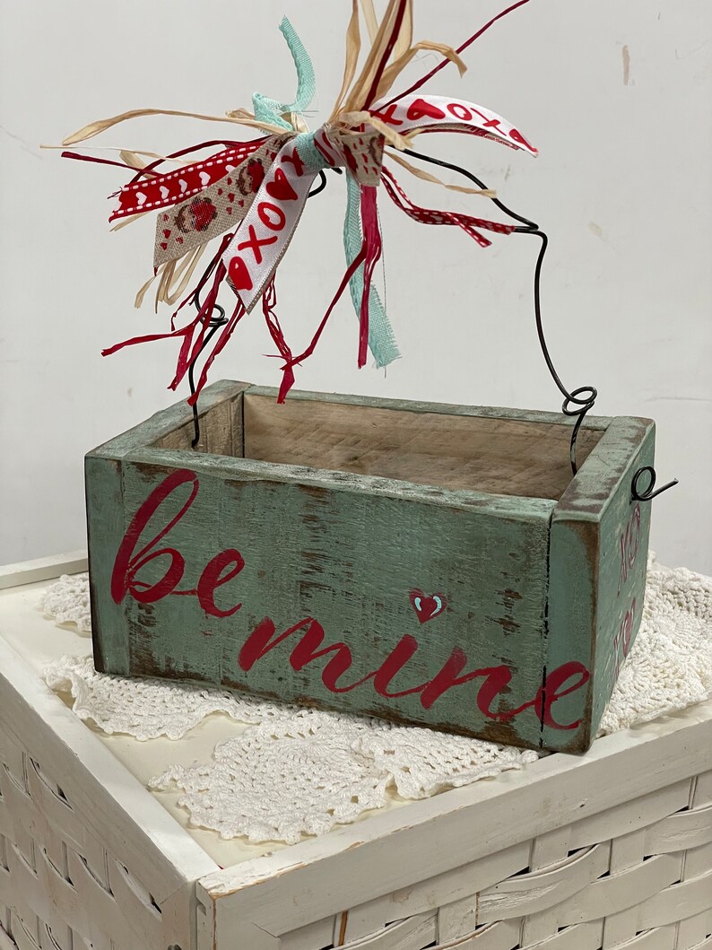 Valentine Reclaimed Farmhouse Box - Etsy
