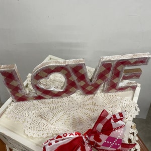 LOVE Block Letters for Table or Tier Tray Decoration - Etsy