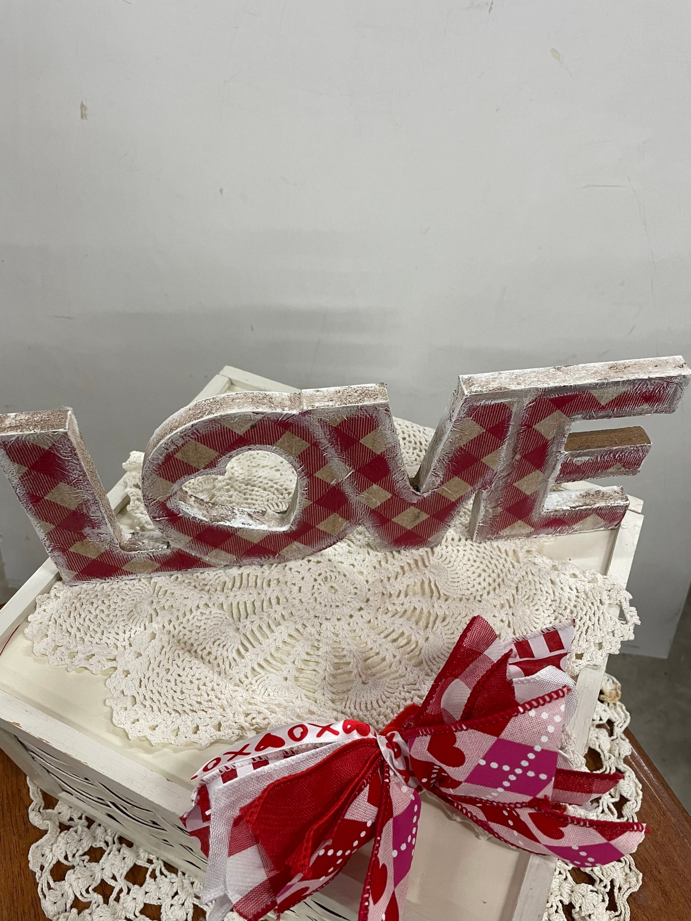 LOVE Block Letters for Table or Tier Tray Decoration - Etsy