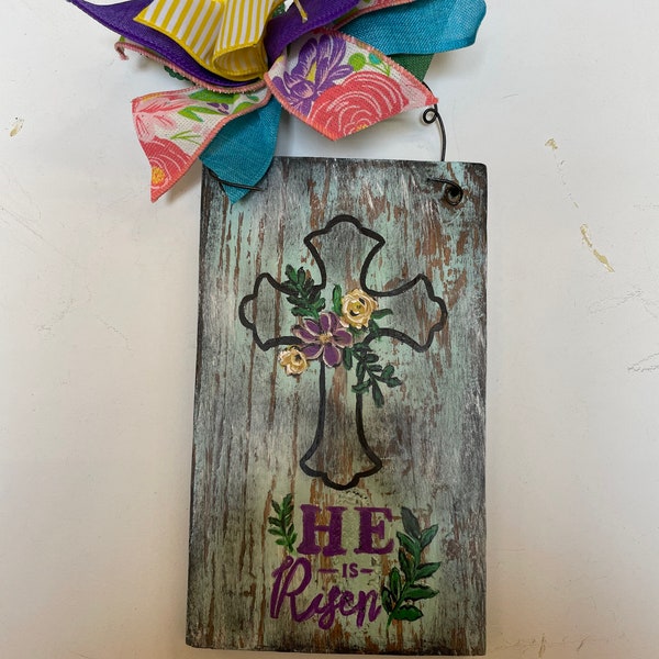 He is Risen Sign - Etsy