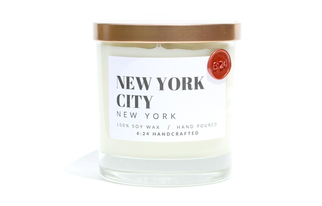 New York City, New York Candle | Hand Poured Soy Candle | Scented ...