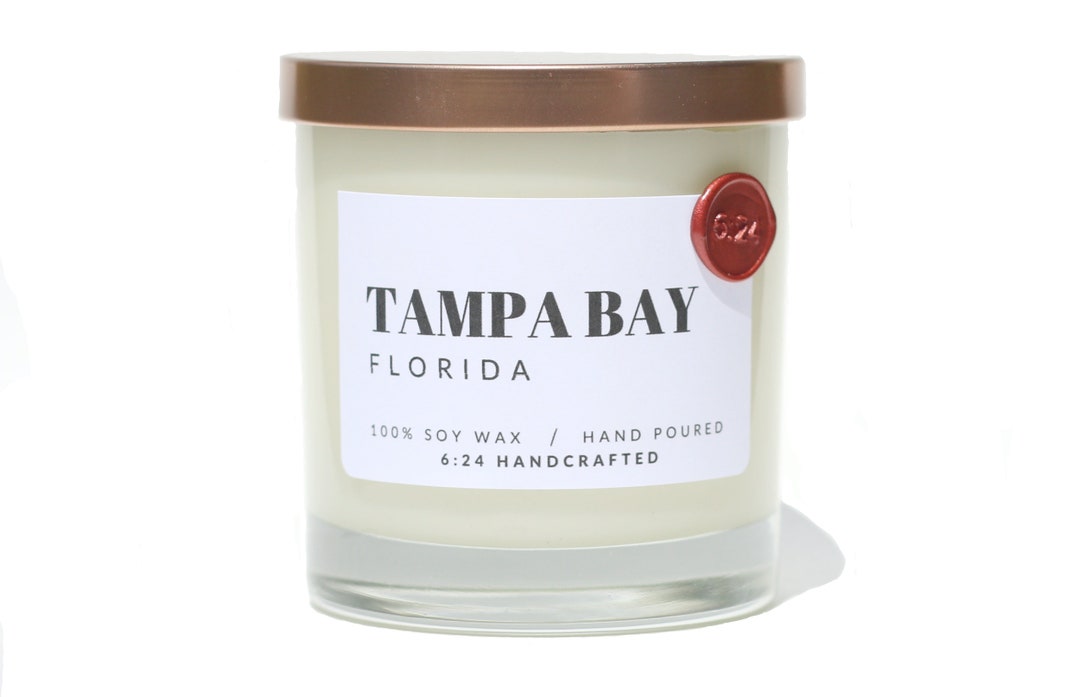 Tampa Bay, Florida Candle – Hand-poured 100% Soy Wax - Housewarming ...