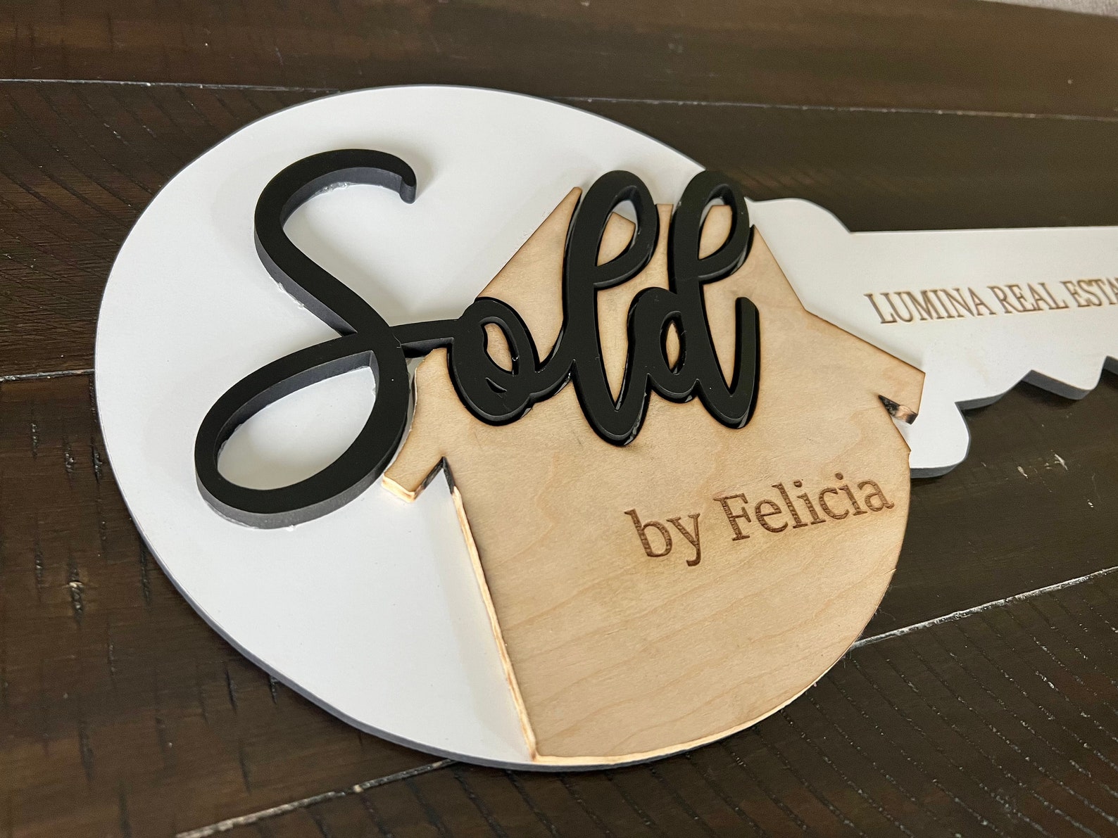 Real Estate Sold Key Client Gift New House Homebuyer Lightburn - Etsy