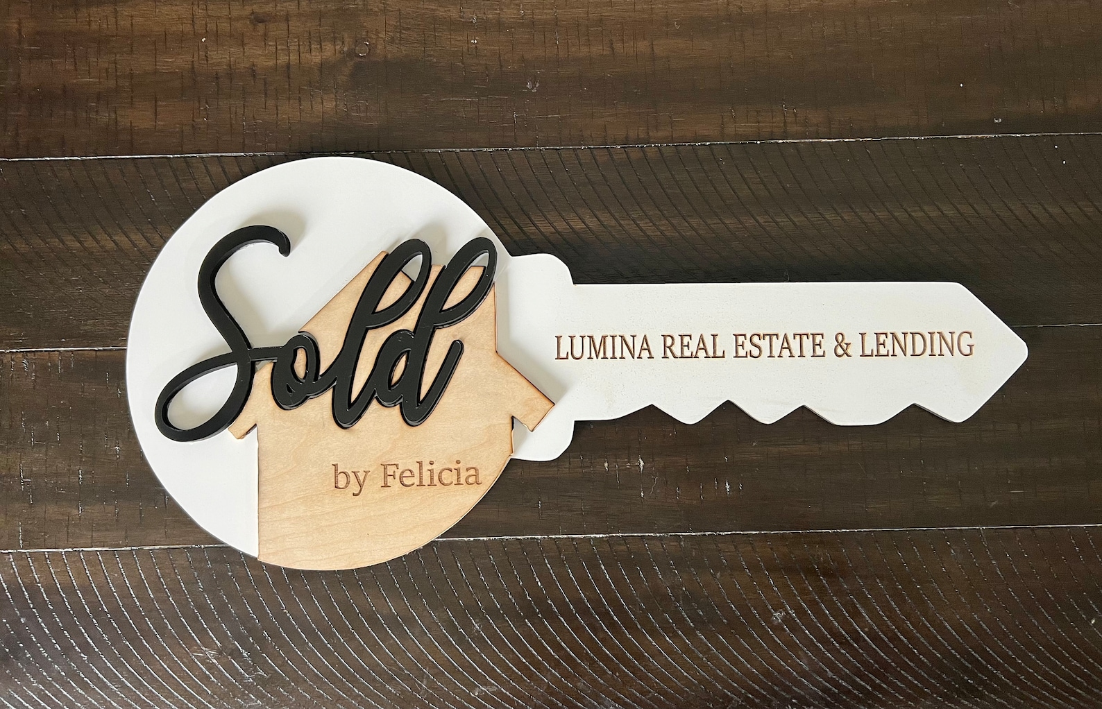 Real Estate Sold Key Client Gift New House Homebuyer Lightburn - Etsy