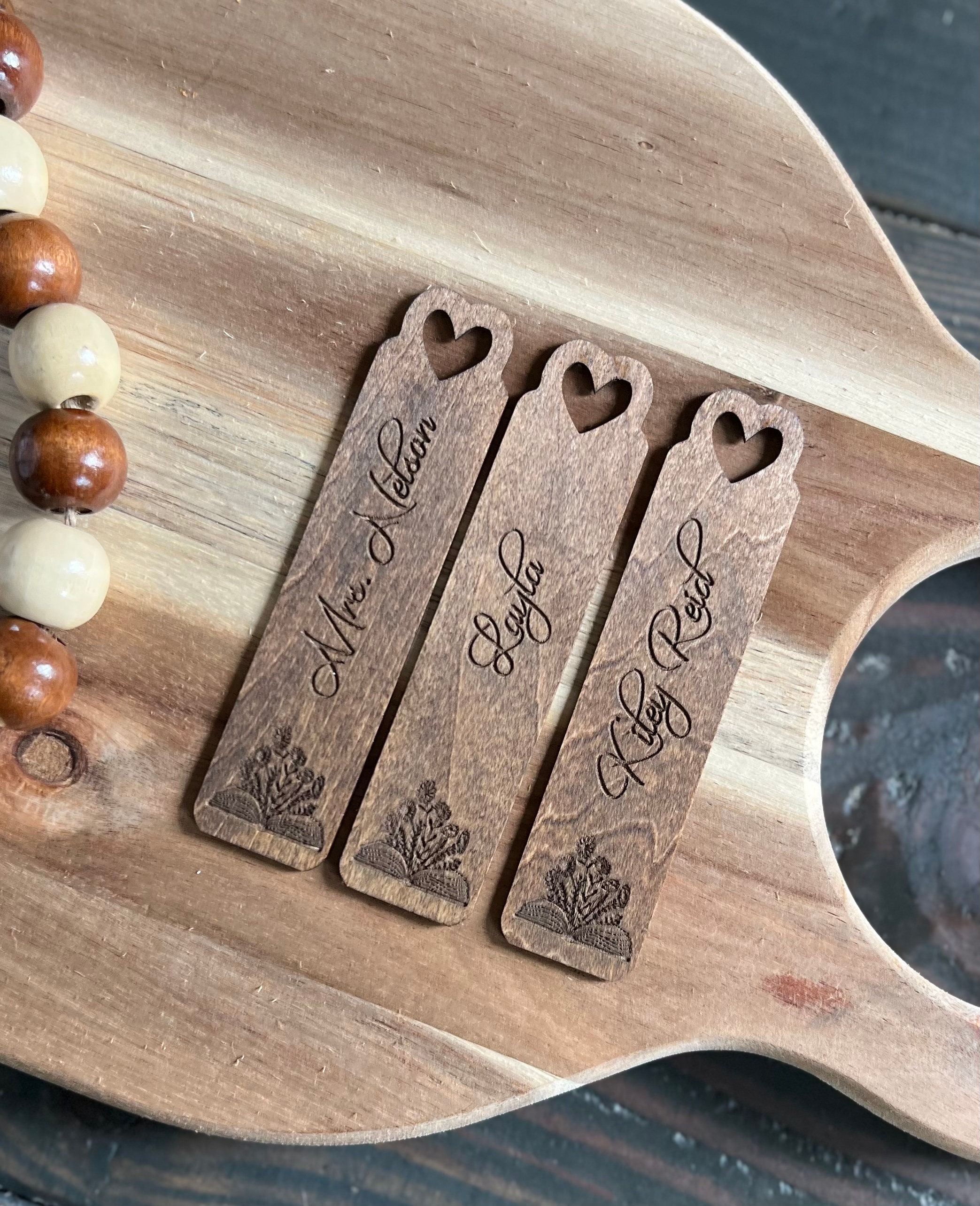 Book Flower Bookmark,personalized Bookmark,name Bookmark,birthday Gift ...