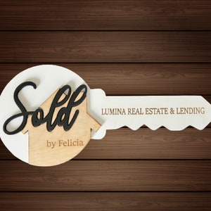 Real Estate Sold Key Client Gift New House Homebuyer Lightburn Laser ...