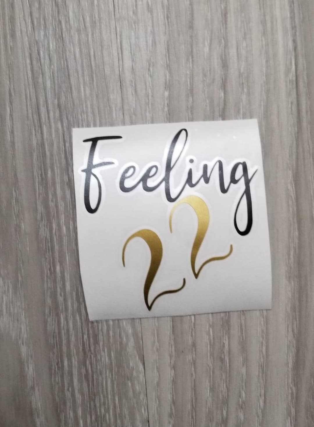 Feeling 22 Taylor Swift Wine Glass Decal 22nd Bday Ideas - Etsy