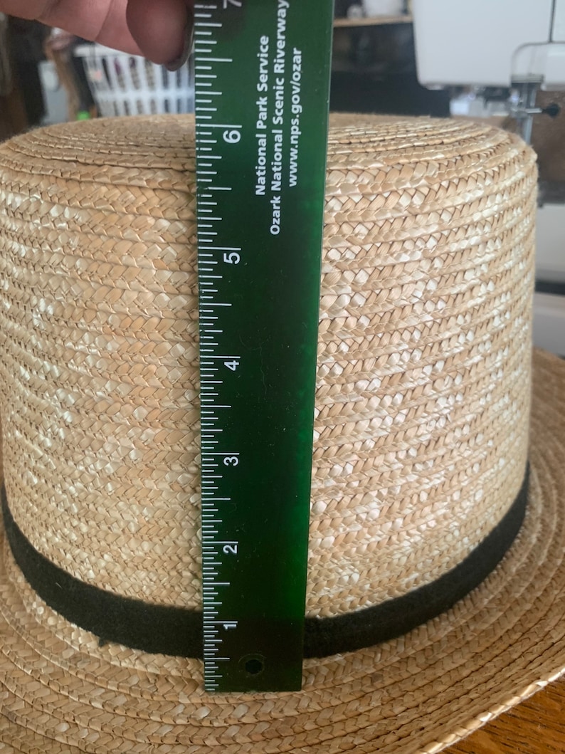 Fine Straw Top Hat - Etsy