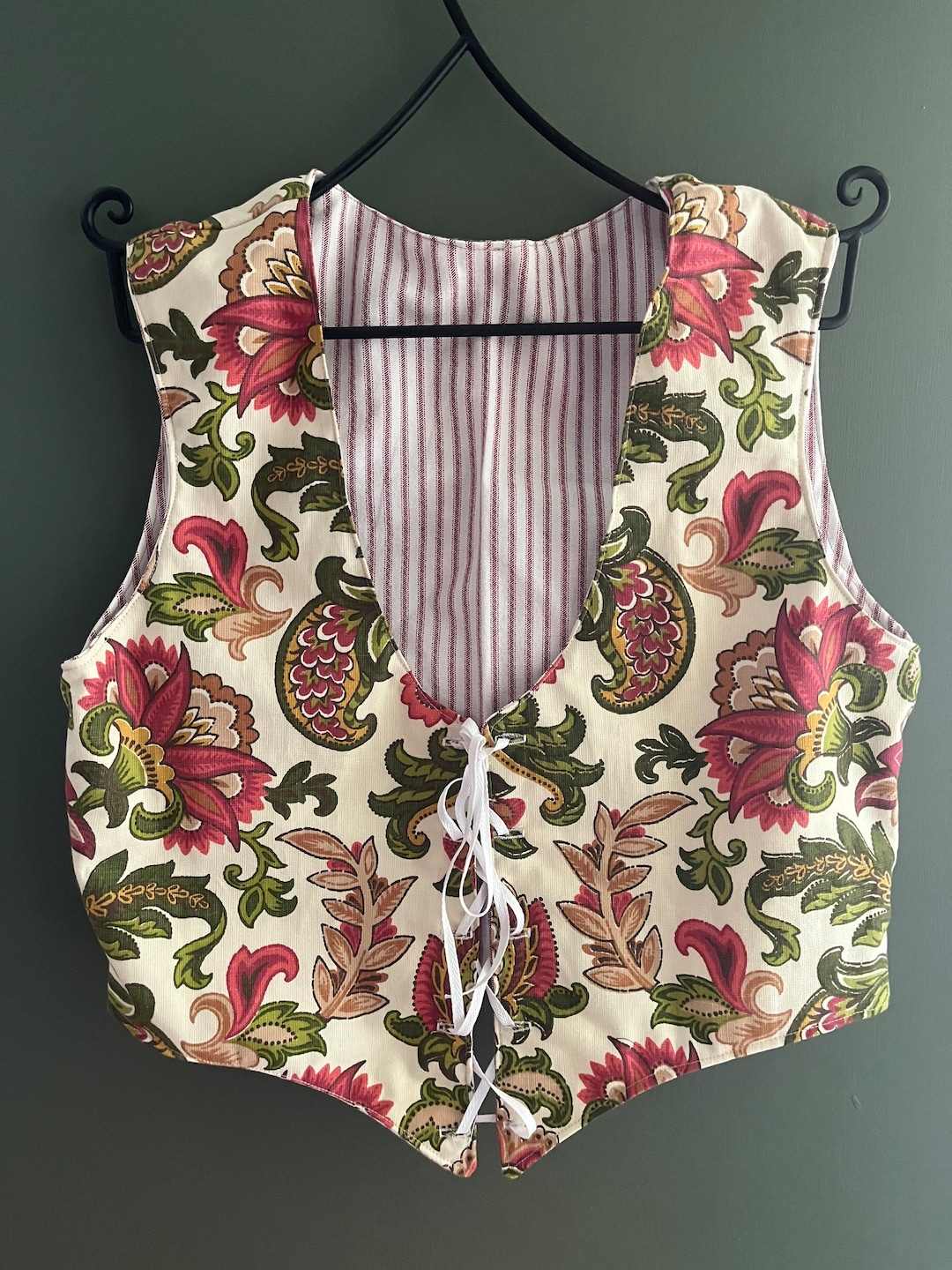 18th Century French Style Bodice Lace-up Front Reversible - Etsy