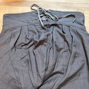Men's Drop Front Colonial Pants for 18th Century in Grey Linen- Medium ...