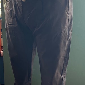 Men's Drop Front Pants for 18th Century Medium Weight Dark Brown LINEN ...