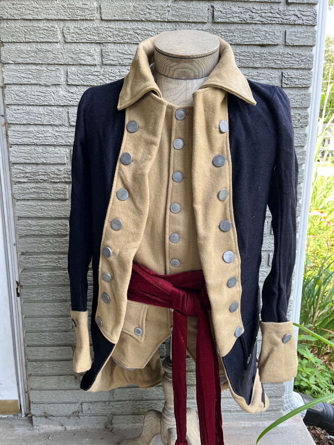 Revolutionary War Officer’s Uniform Coat Only - Etsy