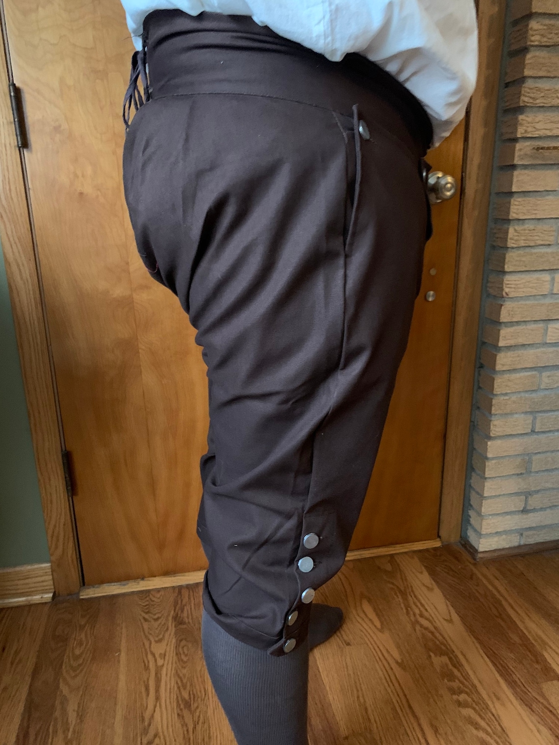 Men's Drop Front Colonial Knee Breeches for 18th Century - Etsy UK