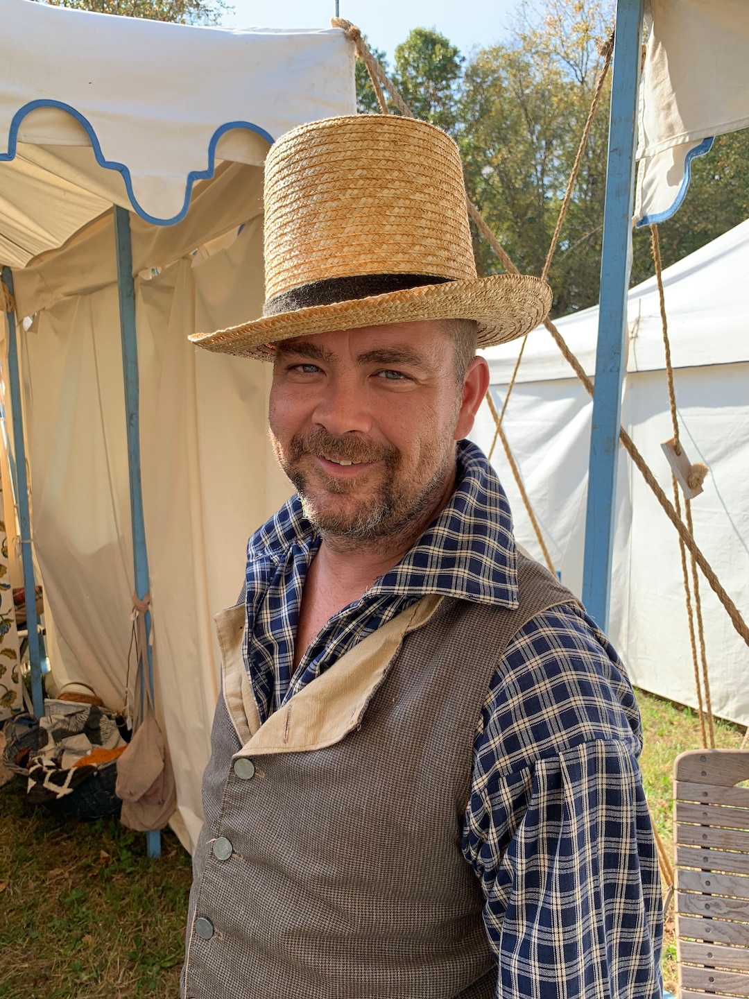 Fine Straw Top Hat - Etsy