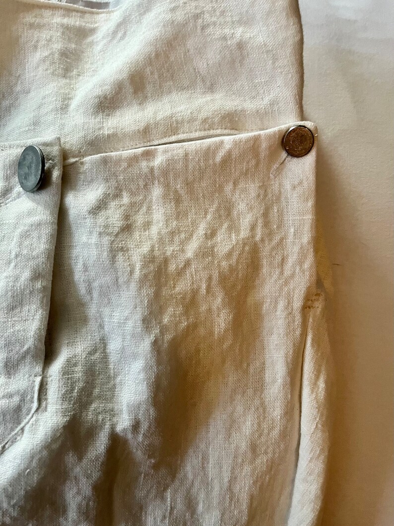 18th Century LINEN Men's Drop Front Knee Breeches LINEN - Etsy