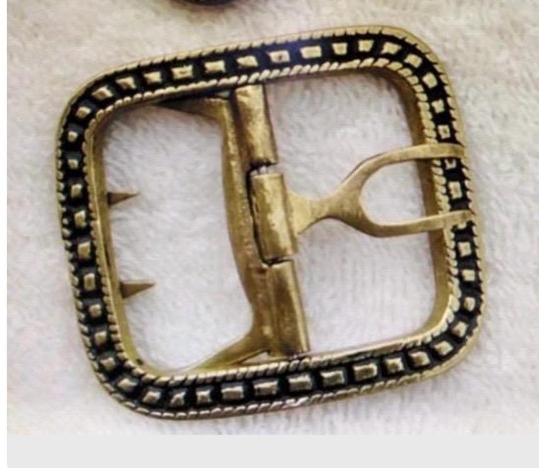 Gold Tone Shoe Buckles Brass **fancy Style 2** Pair - Etsy
