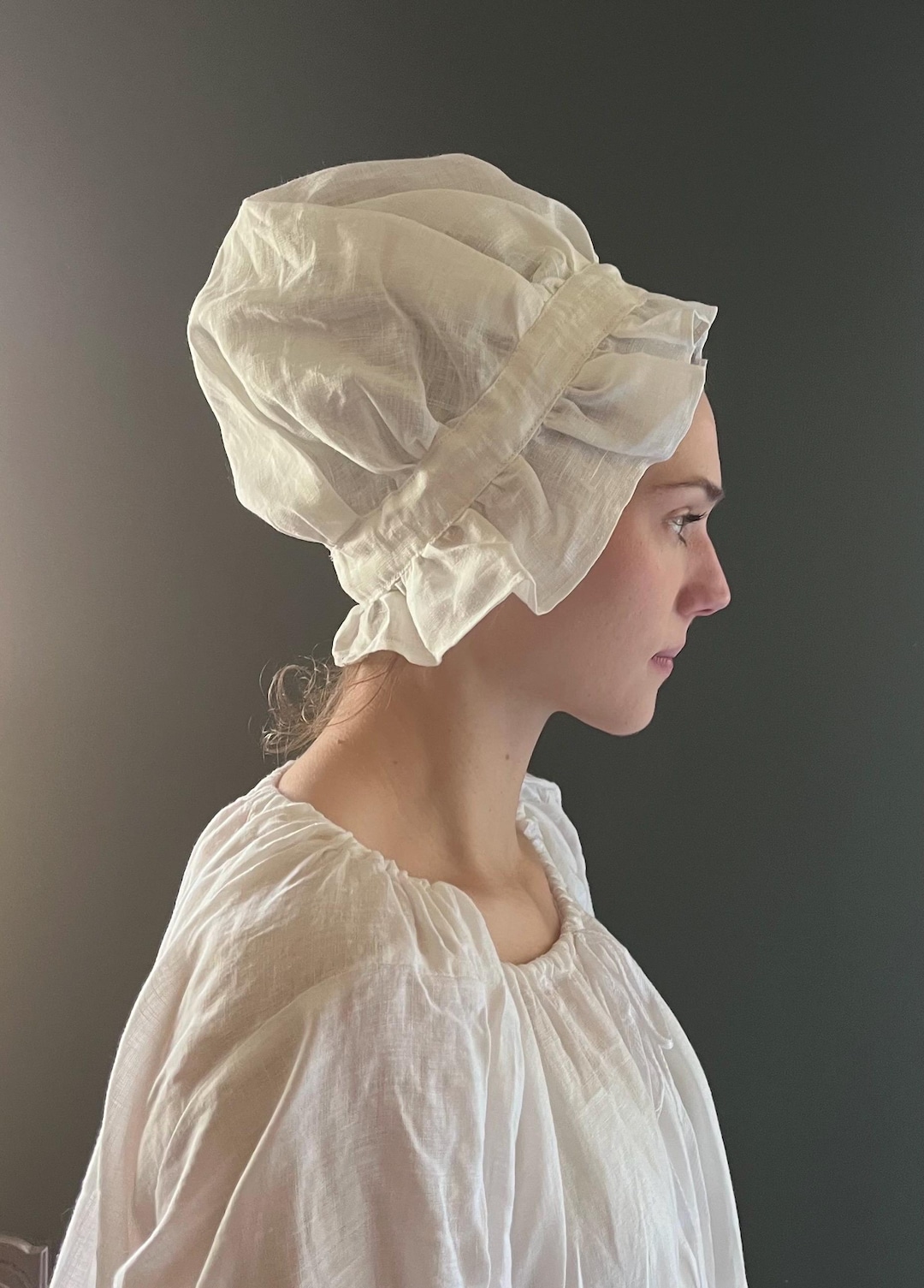 Early 1800's Ruffle Cap - Cotton “judith” - Etsy