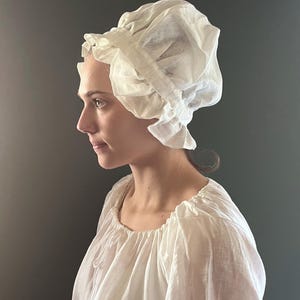 Early 1800's Ruffle Cap - Cotton “judith” - Etsy