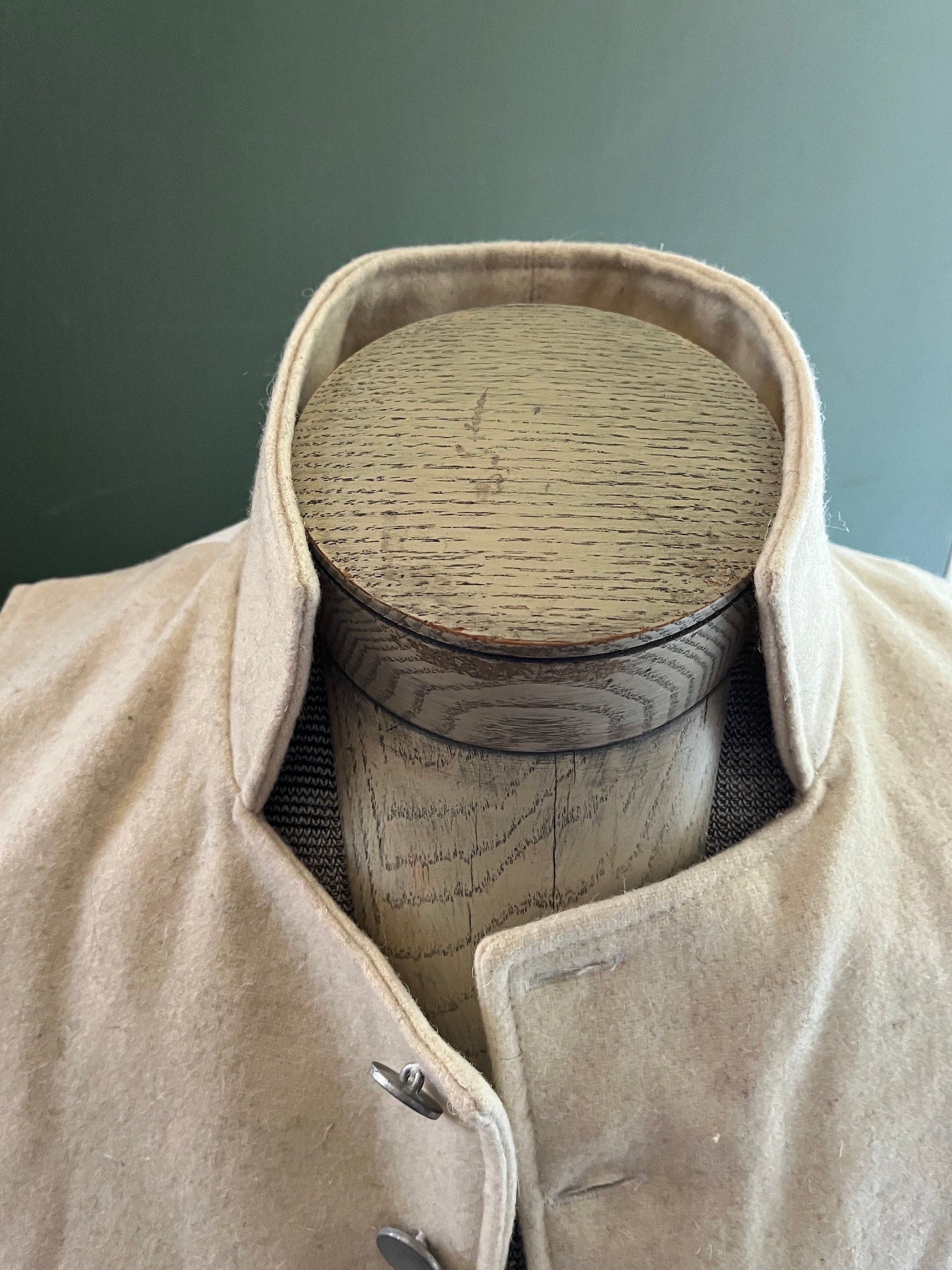 Men's 1812 Vest - Wool With Working Pockets-off WHITE for Military ...