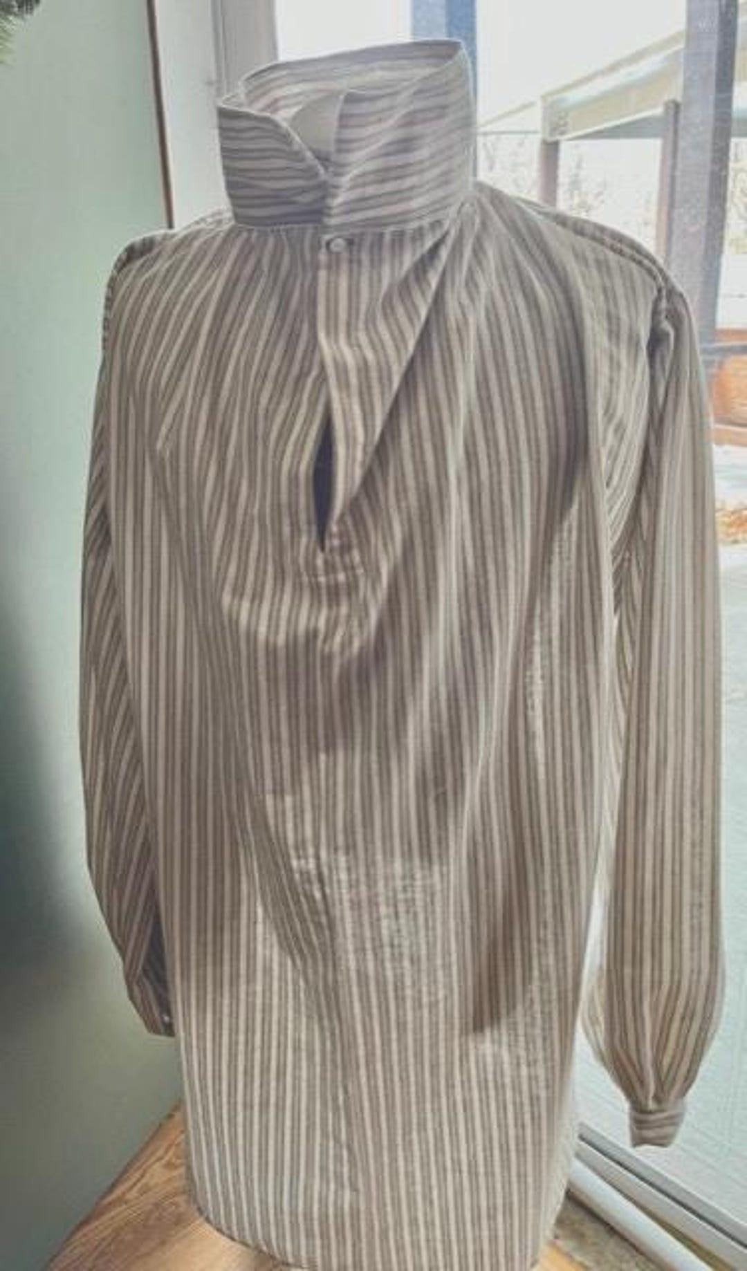 18th Century Civilian Shirt - Stripes or Checks Custom Made to Your ...