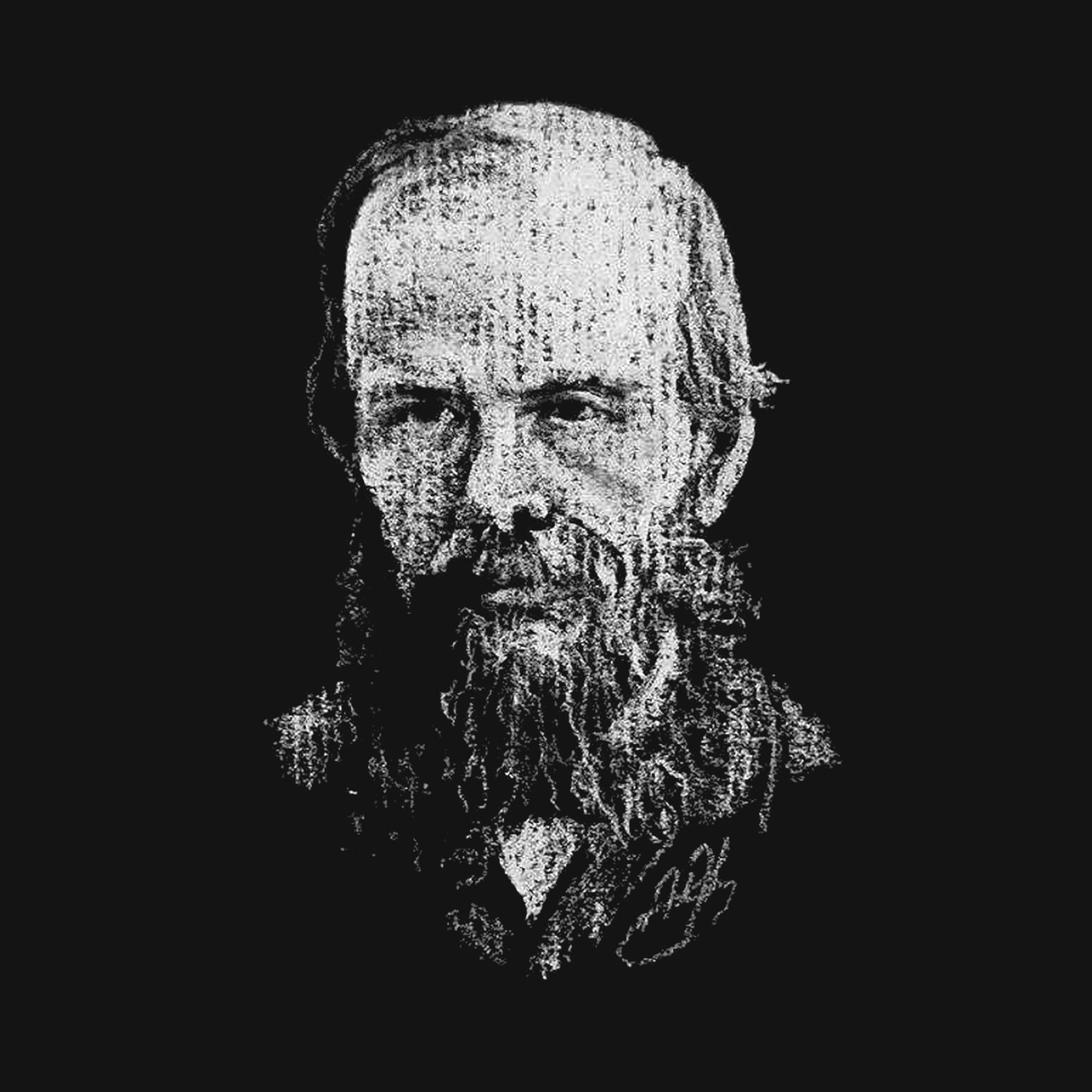 Dostoevsky Portrait Print, Signed - Famous Russian Author Decor ...