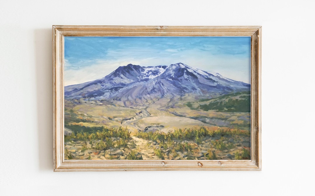 St Helens Art Print - Northwest Landmark - Washington State - National ...