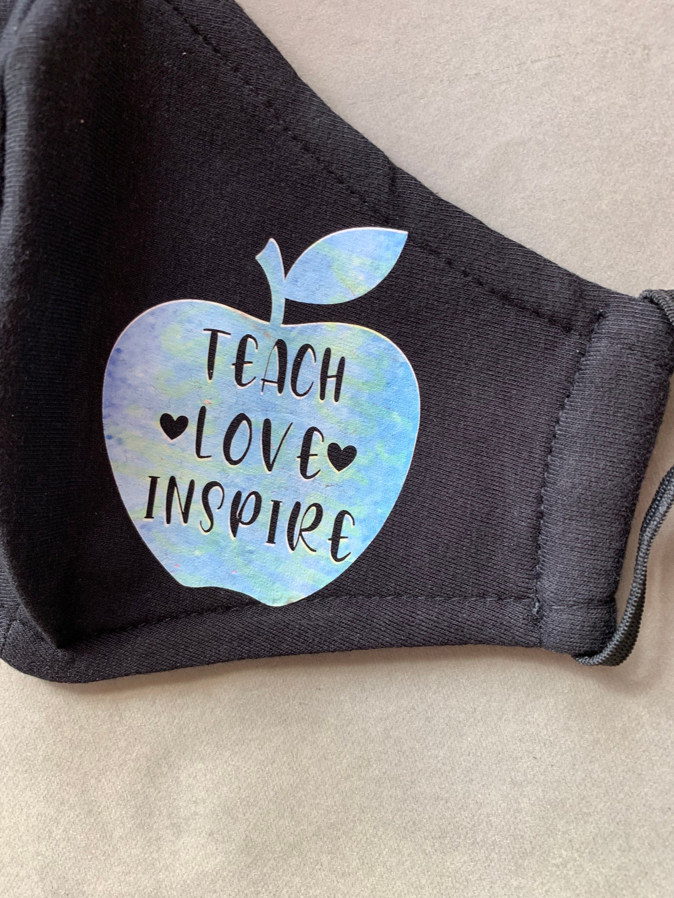 Customized Teacher Mask - Etsy