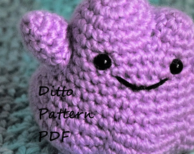 Ditto Amigurumi Pattern PDF - Etsy