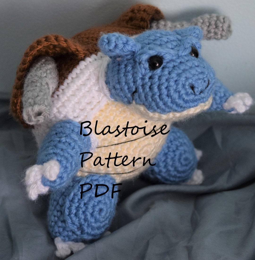 Blastoise Amigurumi Pattern PDF - Etsy