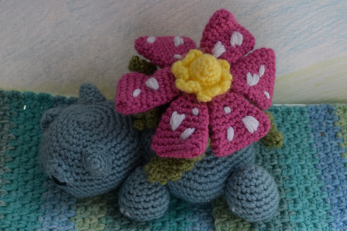 Venusaur Amigurumi Pattern PDF - Etsy