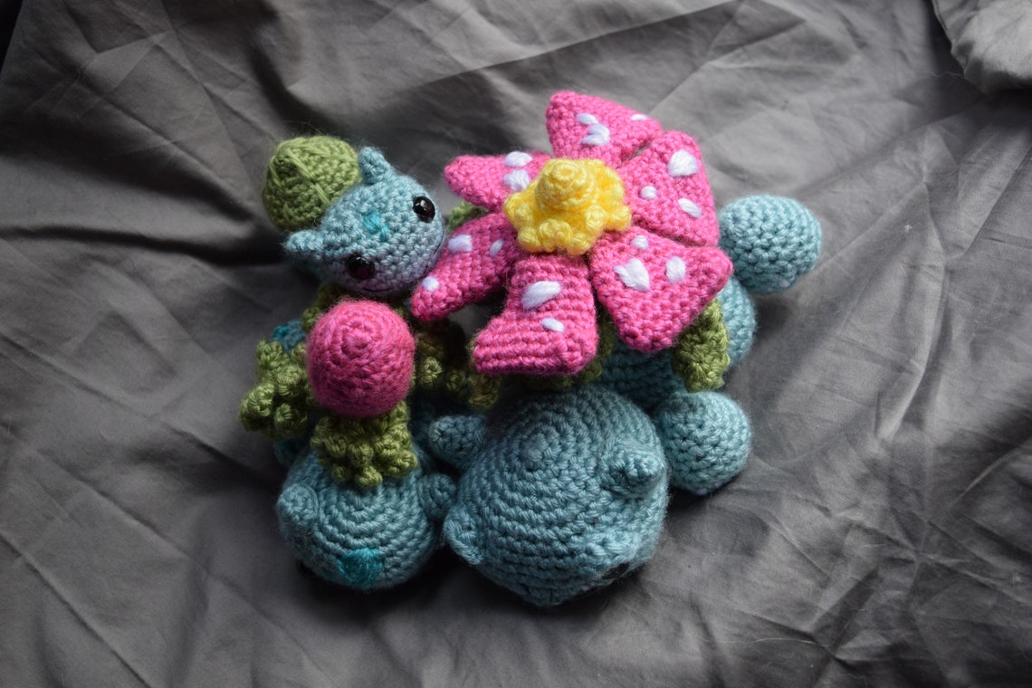 Venusaur Amigurumi Pattern PDF - Etsy