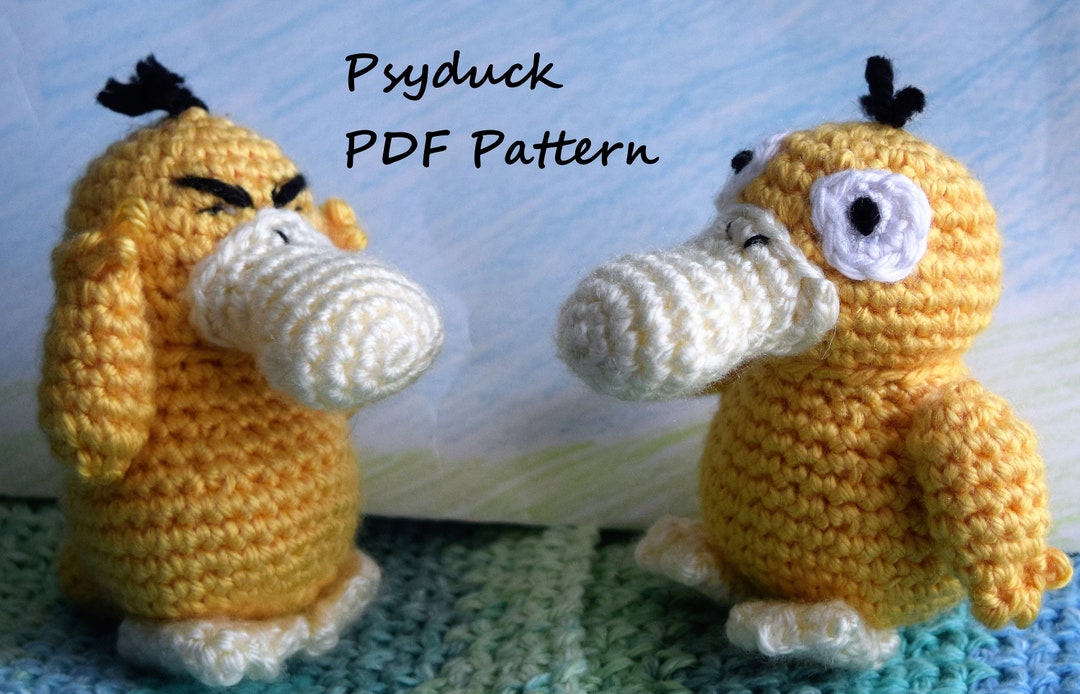 Psyduck Amigurumi PDF Pattern - Etsy