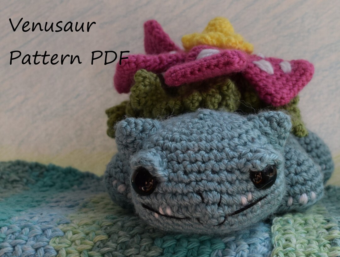 Venusaur Amigurumi Pattern PDF - Etsy