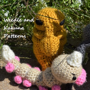 Weedle and Kakuna Amigurumi Pattern - Etsy