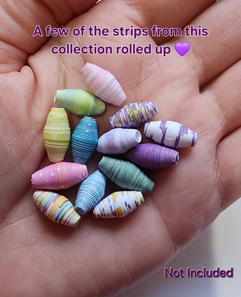 Paper Bead Strips, Precut Paper Strips, Paper Beads - Etsy