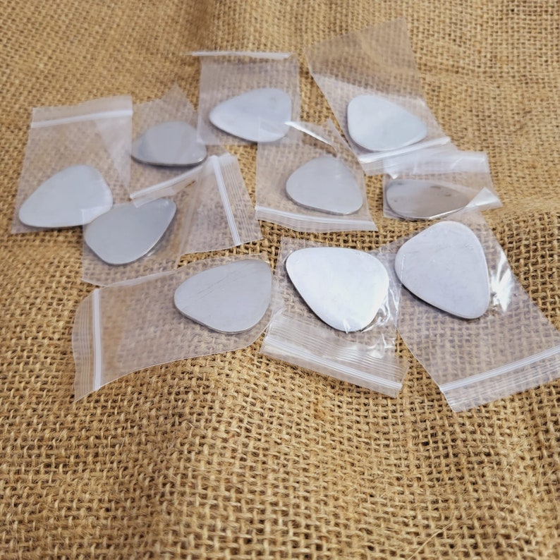 Laser Engraving Blanks Guitar Pick Stainless Steel Blanks - Stainless ...