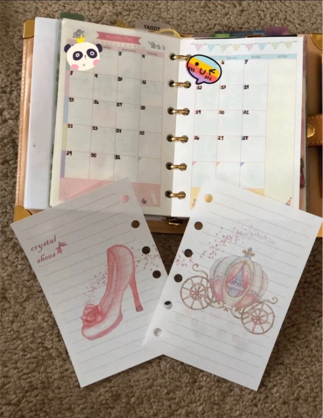 New Designs LV PM Agenda Inserts / Refills for Monthly and - Etsy