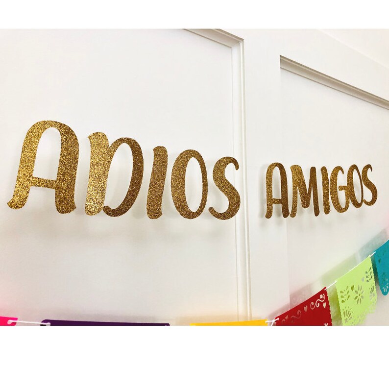 Farewell Banner. Going Away Banner. Adios Amigos Banner. | Etsy