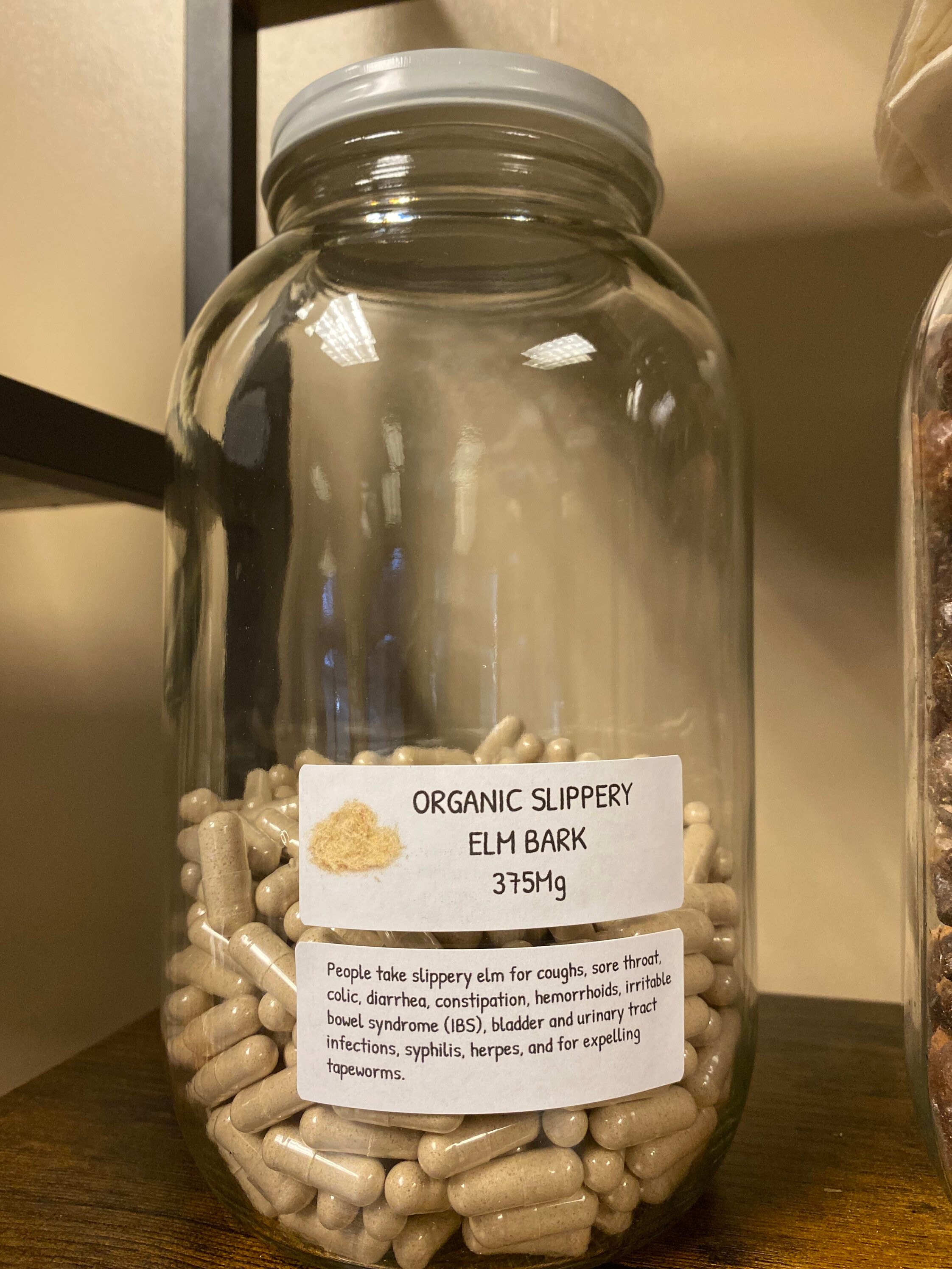 Slippery Elm Bark Supplements