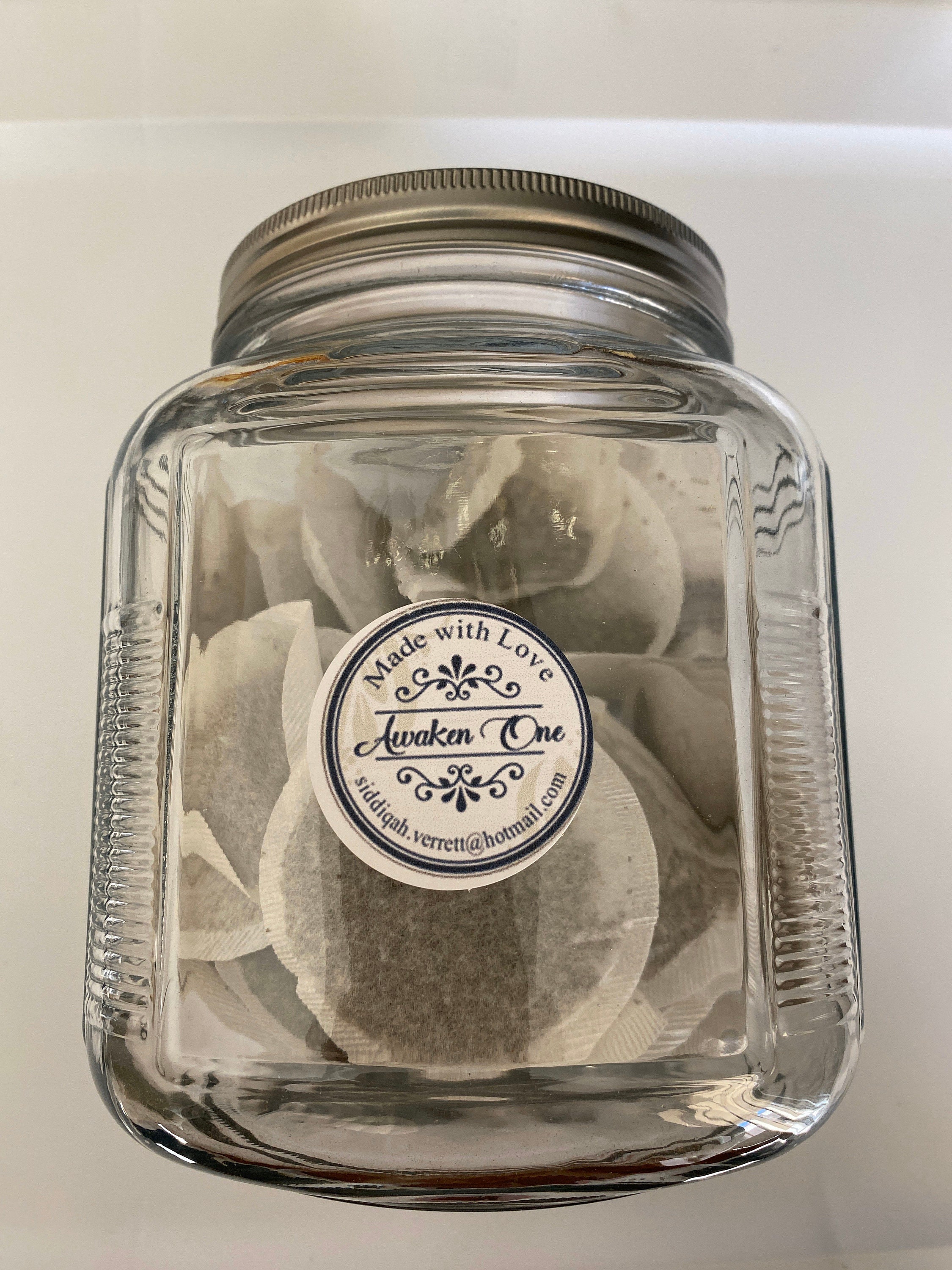 Organic Green Tea (Camellia sinensis) Circle bags