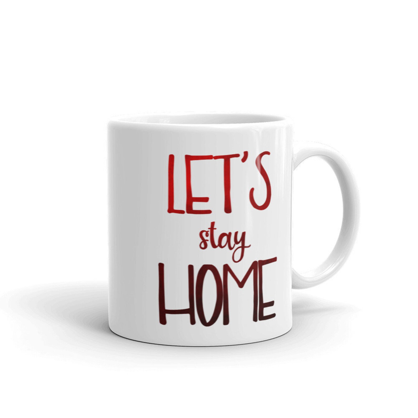 Let's Stay Home Mug Cute Mug New Homeowner Mug Gift for | Etsy