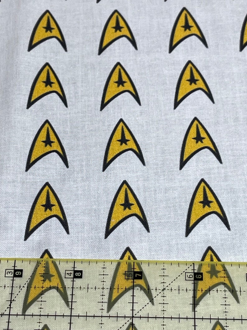Star Trek Delta Insignia Design | White Gold Digital Cotton - Etsy UK
