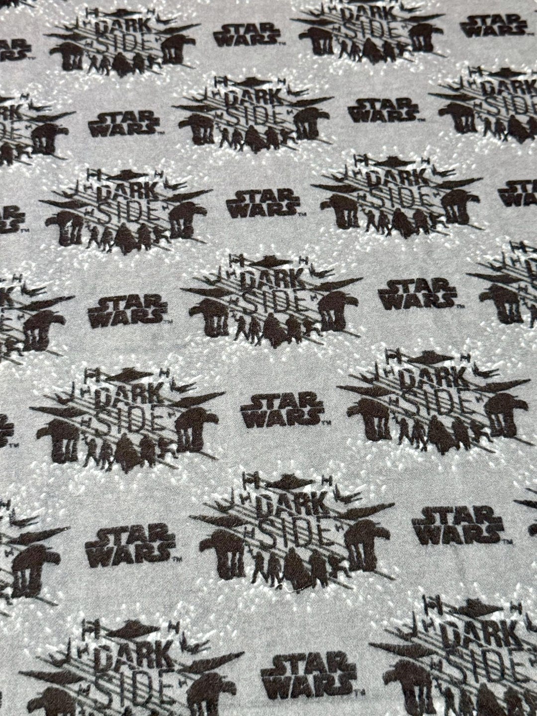Star Wars the Dark Side Flannel Fabric | Lucasfilm Camelot | Rare OOP ...
