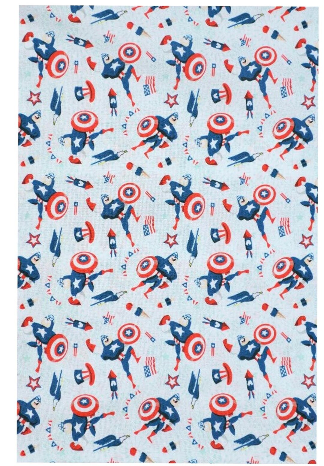 Captain America Licensed Marvel Avengers Patriotic Marvel Comics 100% ...