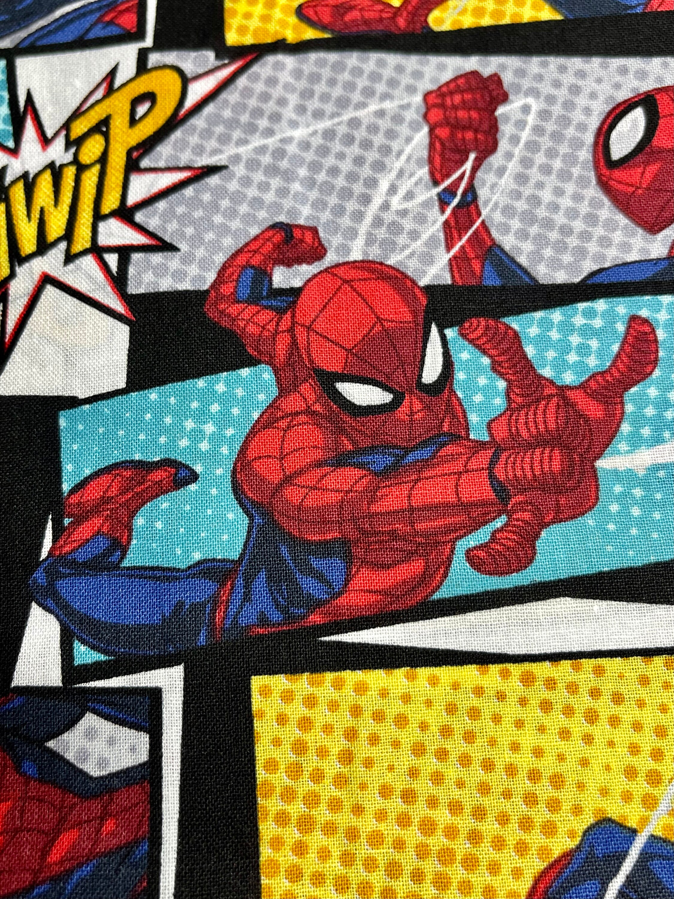 Spiderman Stack Fabric | Marvel Springs Creative 67456 | Rare OOP ...