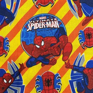 Spiderman Ultimate Spiderman Marvel Licensed Cotton Fabric Style ...