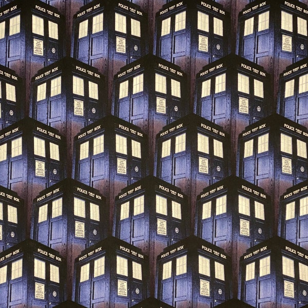 Doctor Who Fabric - Etsy