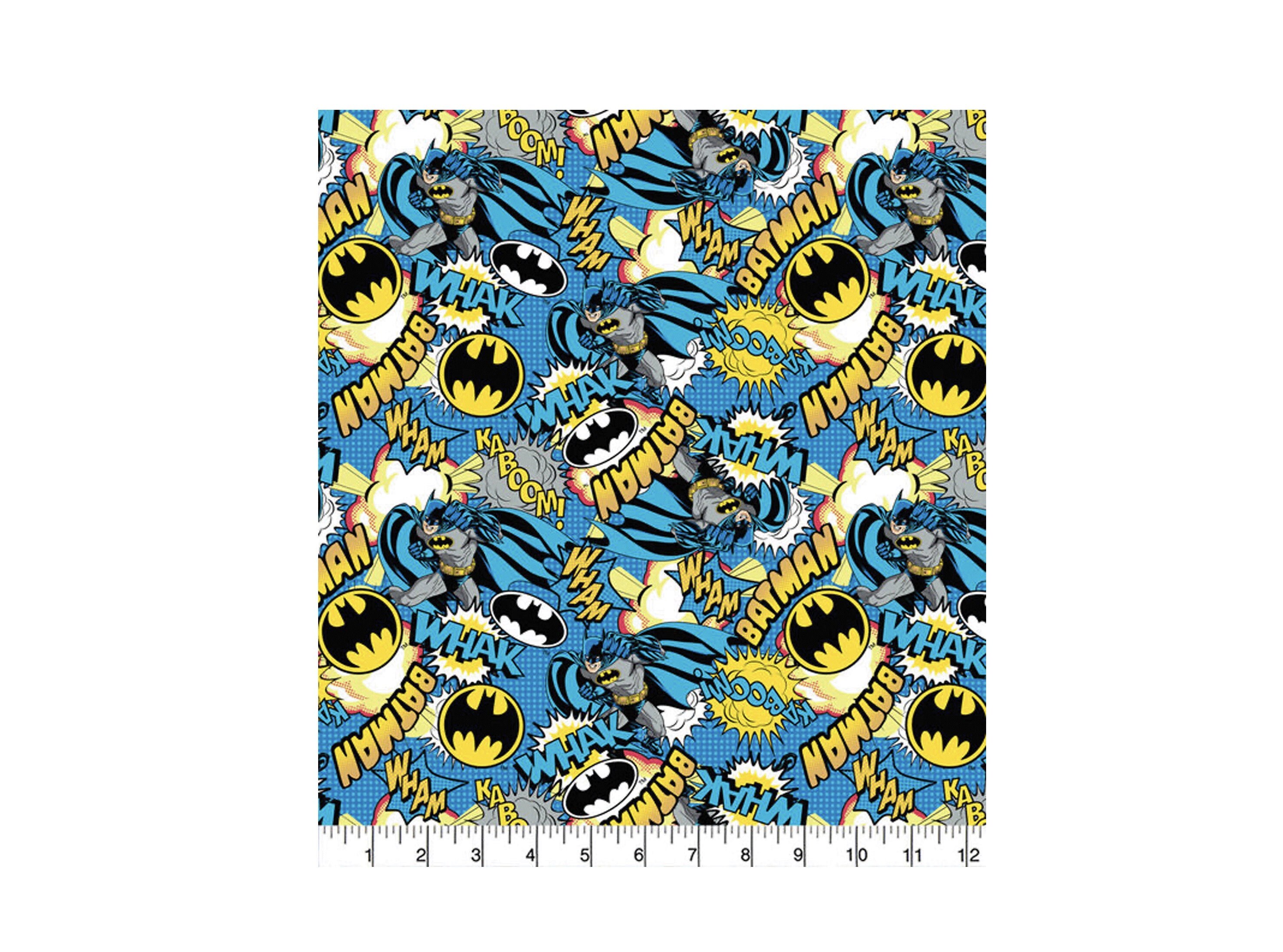 Batman DC Comics Licensed Batman Blast Cotton Fabric 100% Quality ...